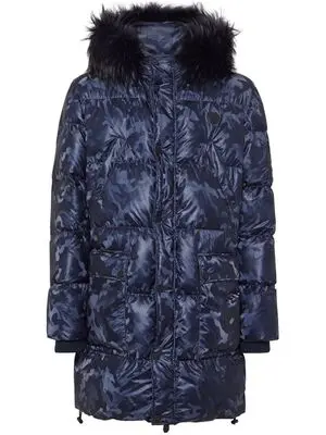 Philipp Plein Camouflage-print Padded Parka Coat