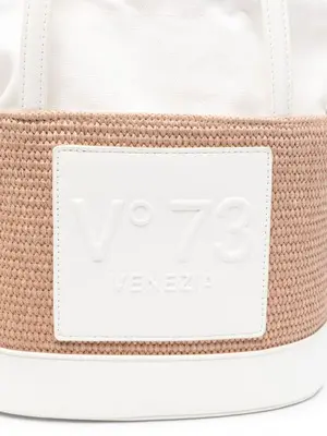 V°73 Embossed-logo Bucket Bag