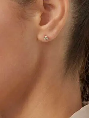 VEYNOU 14kt Yellow Diamond Stud Earrings