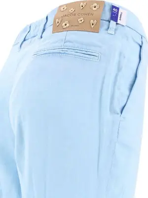 Jacob Cohen Pressed-crease Straight-leg Trousers - Blue