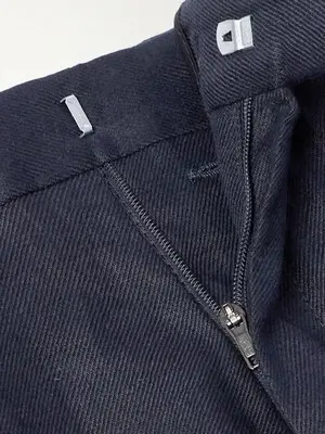 Mr P. Philip Straight-leg Linen-twill Suit Trousers