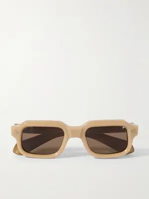 JACQUES MARIE MAGE Sandro Rectangular Sunglasses - Neutrals