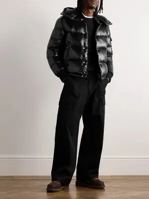 Moncler Maljasset Slim-fit Quilted Jacket - Black