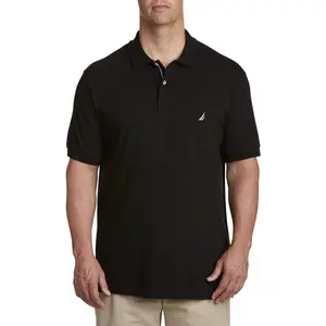 NAUTICA Stretch Piqué Polo Shirt - Black