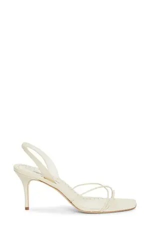 Manolo Blahnik Ninfea Slingback Sandal - Ivory
