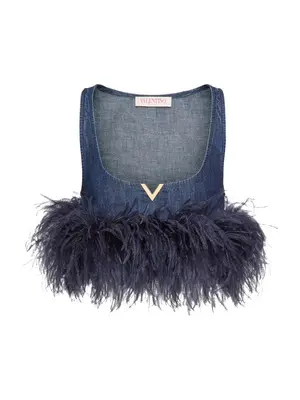 Valentino Garavani Chambray Top