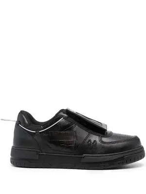 44 LABEL GROUP Avril Leather Sneakers - Black