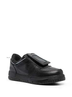 44 LABEL GROUP Avril Leather Sneakers - Black