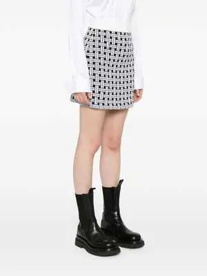 Kenzo Patterned Jacquard Mini Skirt