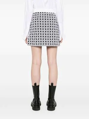 Kenzo Patterned Jacquard Mini Skirt
