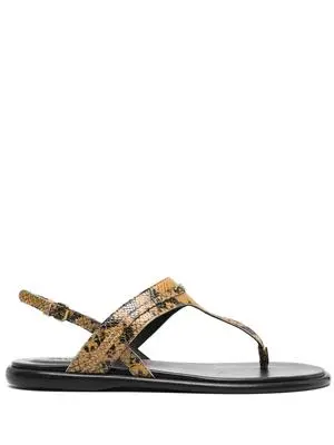 Isabel Marant Étoile Nya Leather Sandals - Neutrals