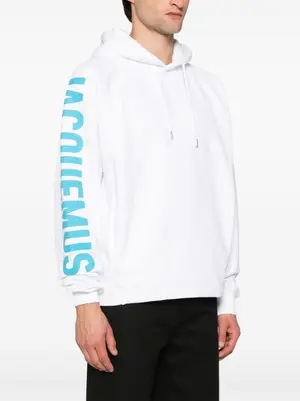 Jacquemus Raised Logo Cotton Hoodie