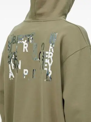 MSGM Slogan-print Drawstring Hoodie