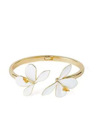 Shanghai Tang Ginger Flower Open-cuff Bracelet