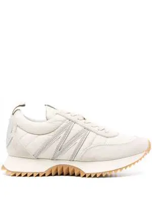 Moncler Pacey Quilted Sneakers - Neutrals