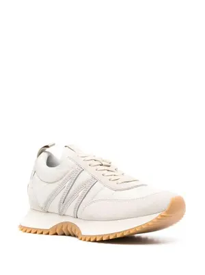 Moncler Pacey Quilted Sneakers - Neutrals