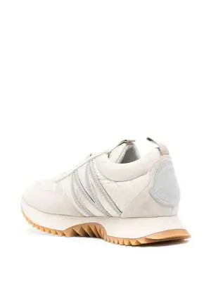 Moncler Pacey Quilted Sneakers - Neutrals