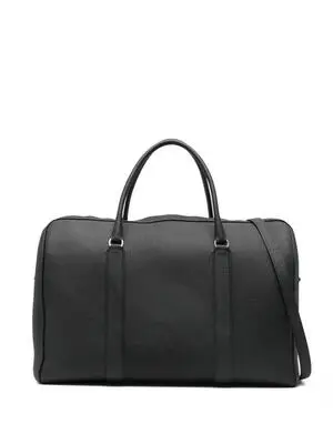 THE ROW Iowa Leather Duffle Bag - Black