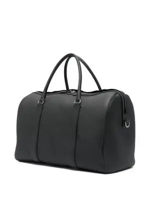 THE ROW Iowa Leather Duffle Bag - Black
