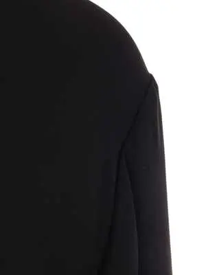 Yohji Yamamoto Silk Embroidered Asymmetric Dress