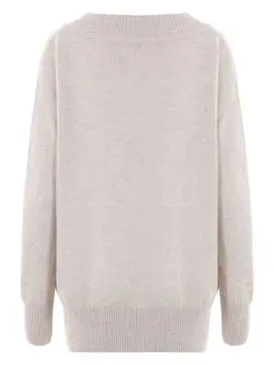 Brunello Cucinelli Long-sleeve V-neck Jumper - Neutrals