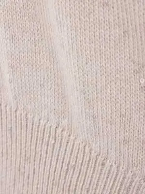 Brunello Cucinelli Long-sleeve V-neck Jumper - Neutrals
