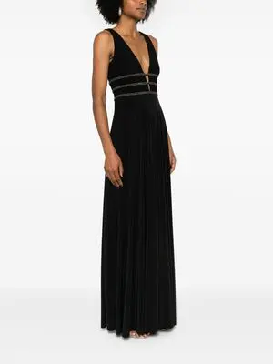 NISSA Bead-embellished Maxi Dress