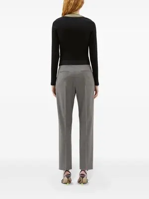 MSGM Straight-leg Virgin Wool-blend Trousers