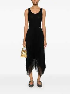 NISSA Pleated Midi Dress