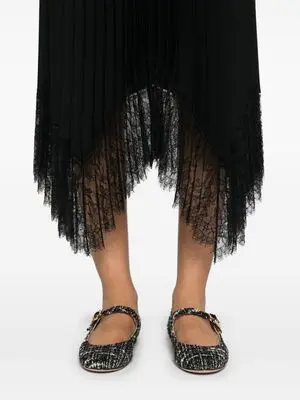 NISSA Pleated Midi Dress