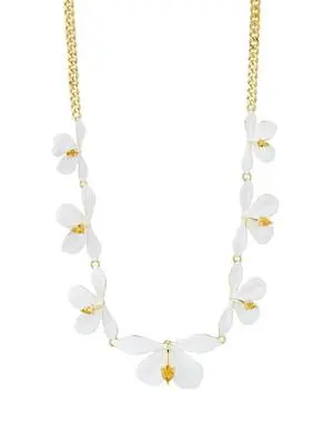 Shanghai Tang Ginger Flower Chain Necklace
