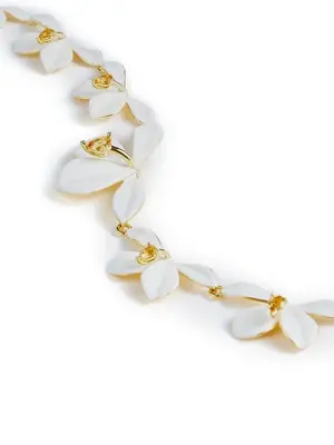 Shanghai Tang Ginger Flower Chain Necklace