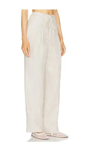 L'academie Manon Linen Blend Pant