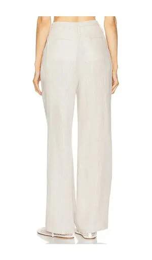 L'academie Manon Linen Blend Pant