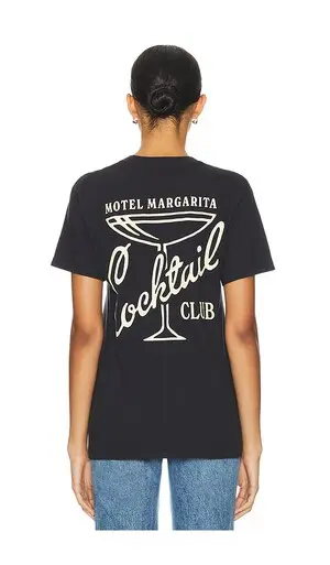 MOTEL MARGARITA Cocktail Club Tee - Black