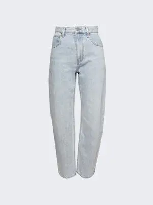 Alexander Wang Zipped Back Slit Wide-leg Jeans