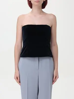 TOM FORD Velvet Strapless Top - Blue