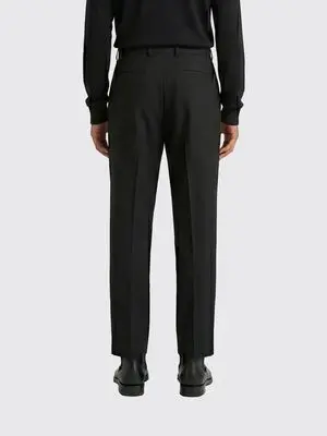 JIL SANDER Wool Tailored Trousers - Black