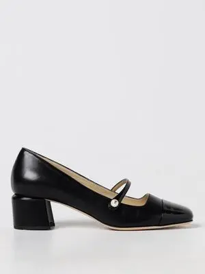 JIMMY CHOO Embellished Mesh Ballet Flats - Black