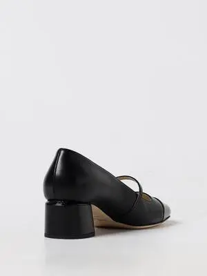 JIMMY CHOO Embellished Mesh Ballet Flats - Black