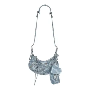 Balenciaga Le Cagole Xs Shoulder Bag - Blue