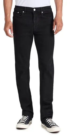 FRAME Modern Straight Jeans - Black