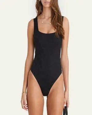 AQUA BLU AUSTRALIA Vero Square-neck One-piece Swimsuit