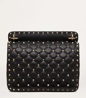 Valentino Garavani Rockstud Spike Top-handle Bag - Black