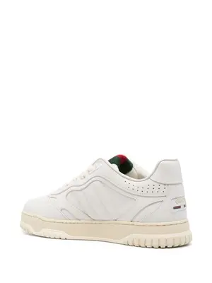 Gucci Re-web Leather Sneakers - White