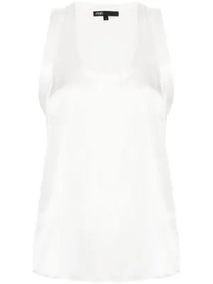 Maje Silk Tank Top - White