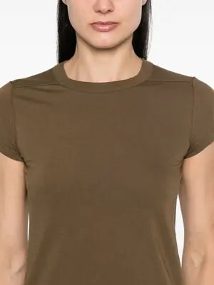 Rick Owens Level Cropped T-shirt - Green