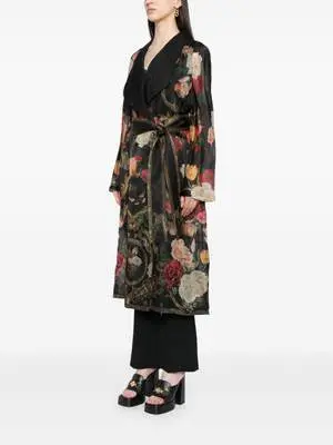 Camilla Floral-print Silk Coat