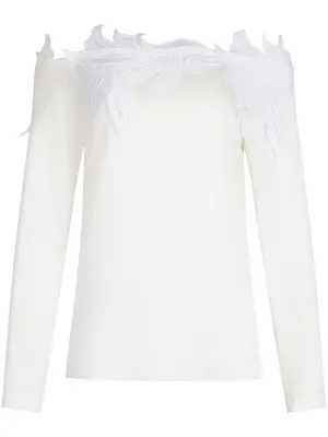 Silvia Tcherassi Belinda Floral-appliqué Blouse - White