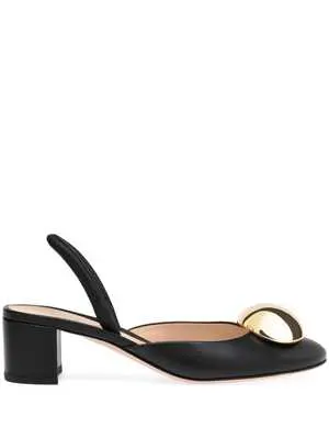 GIANVITO ROSSI Sphera 45mm Slingback Pumps - Black